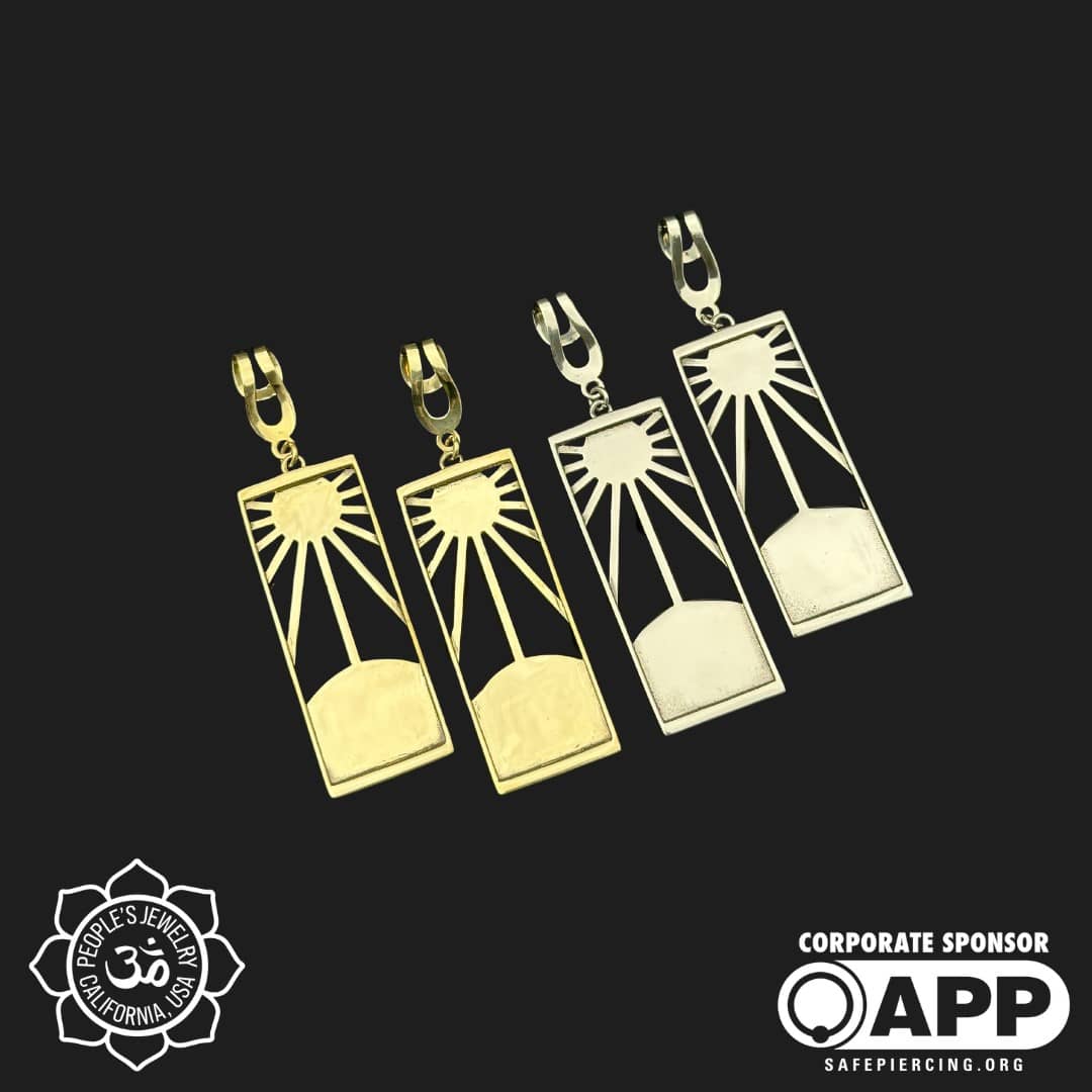 Brass Amaterasu Weights – People's Jewelry