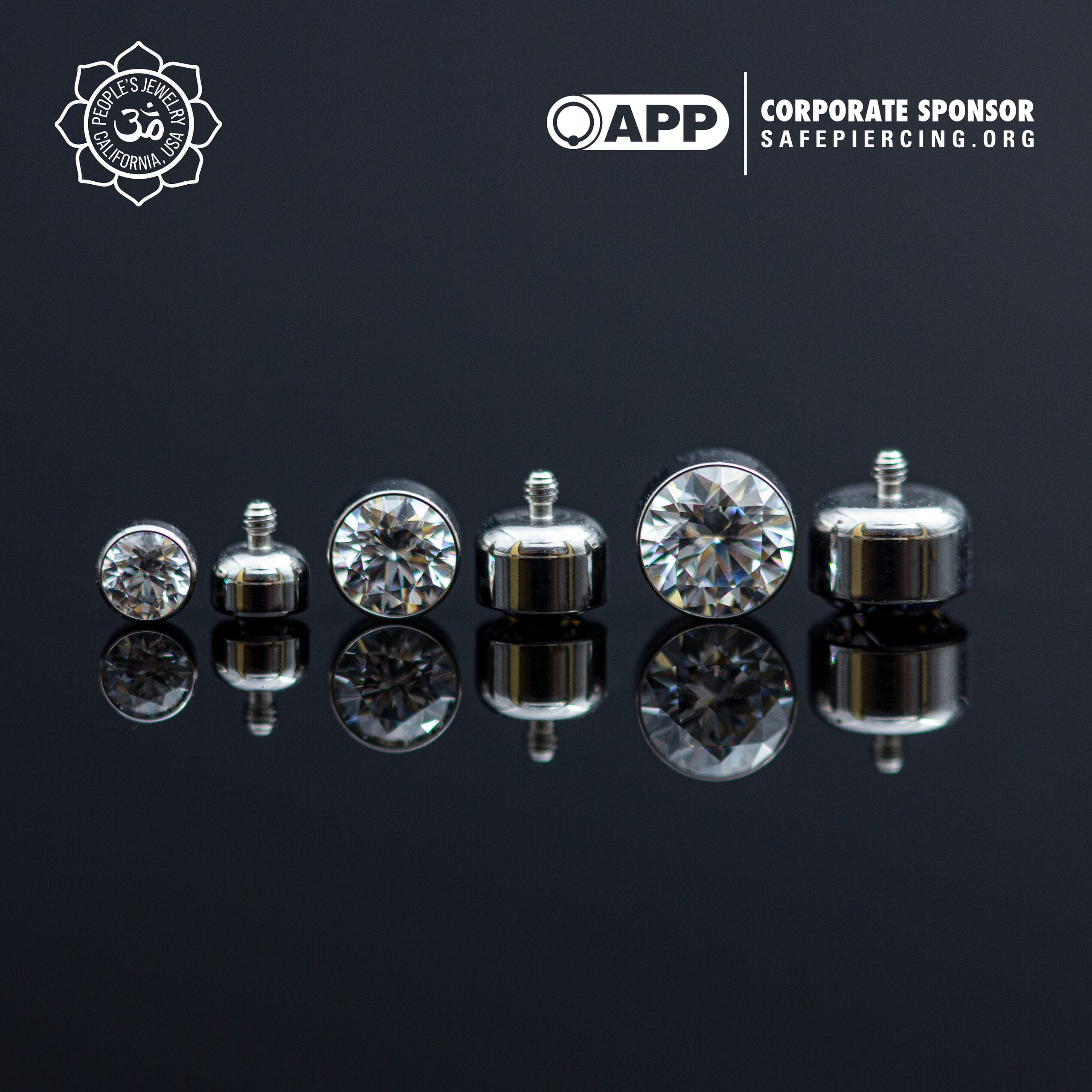 Threaded Titanium Gem Bezel – People's Jewelry
